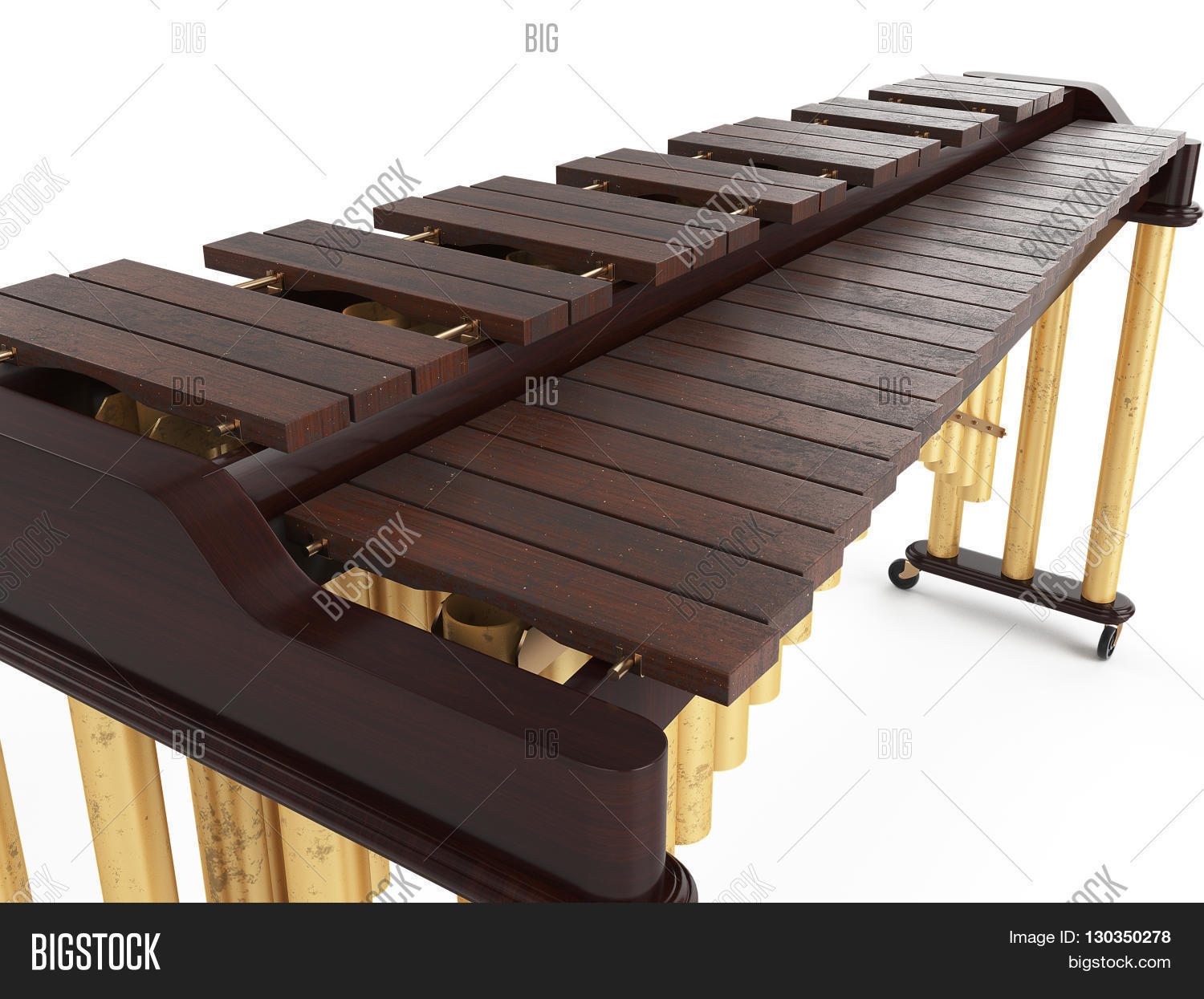 Imagen y foto Marimba Isolated On (prueba gratis) | Bigstock