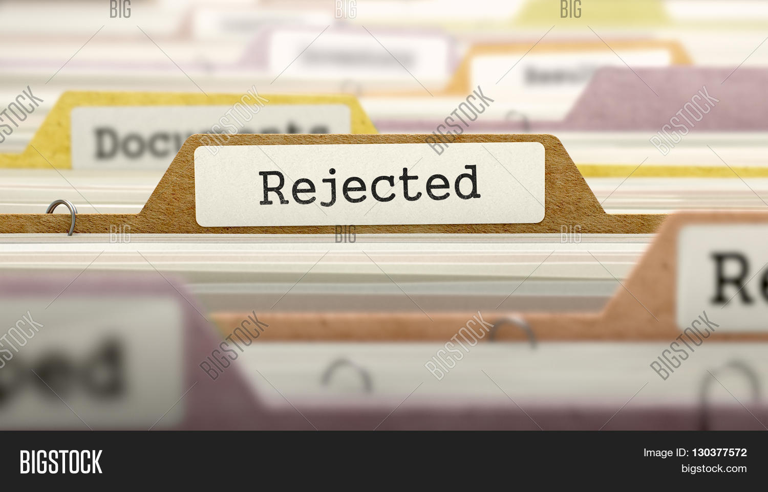 Rejected - Folder Image & Photo (Free Trial) | Bigstock