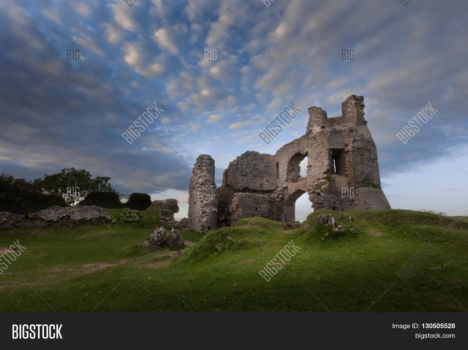 Remains Pennard Castle Image & Photo (Free Trial) | Bigstock