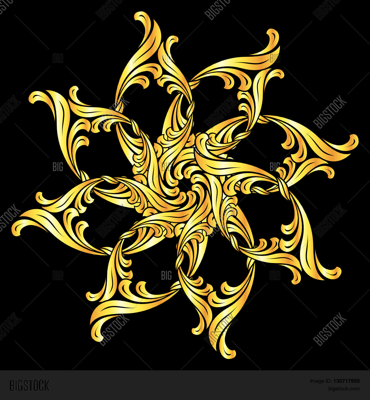 Abstract Florid Vector & Photo (Free Trial) | Bigstock