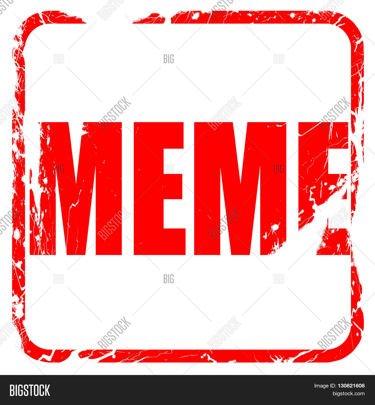 Meme, Red Rubber Stamp Image & Photo (Free Trial) | Bigstock