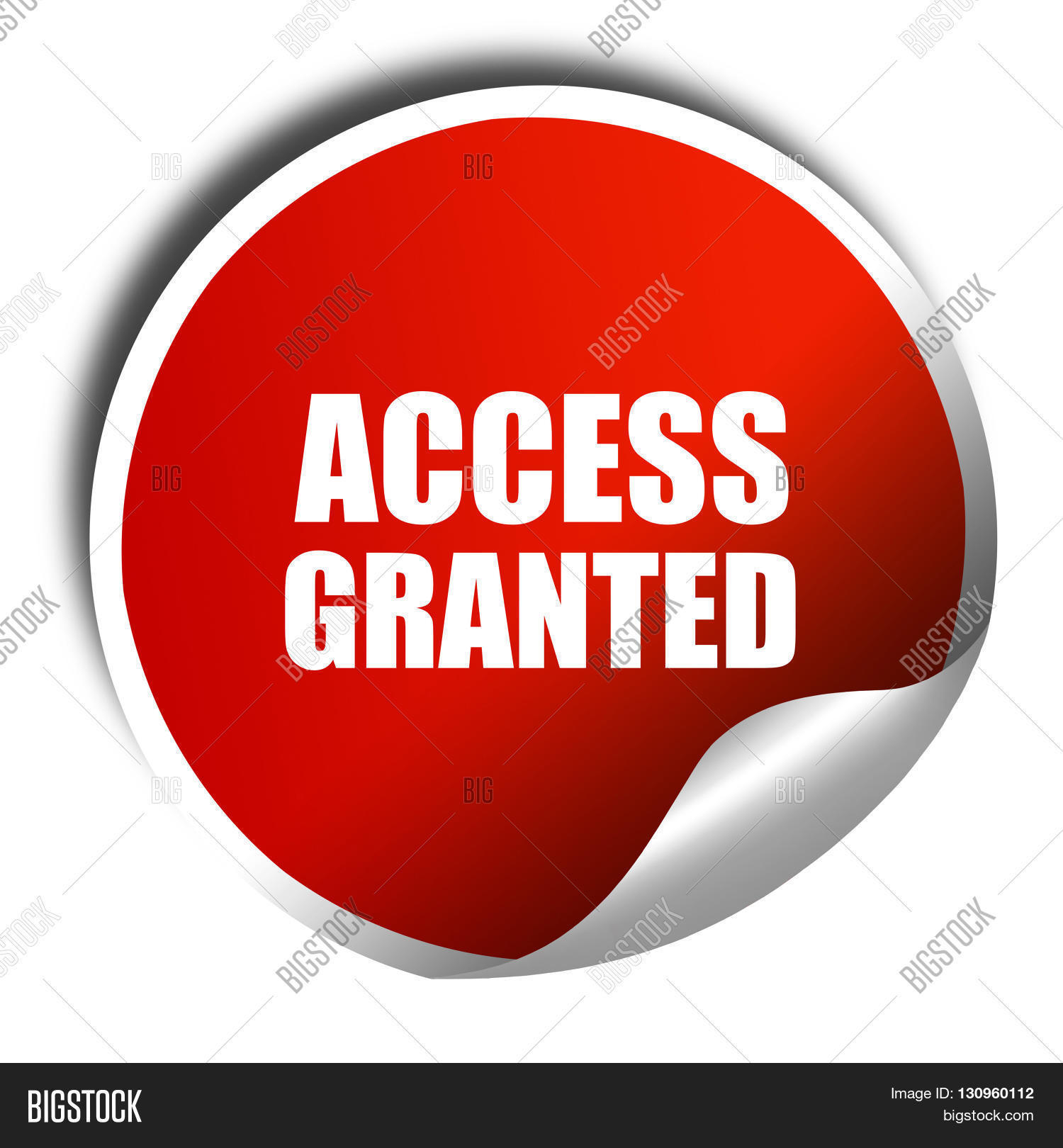 Access Granted, 3D Image & Photo (Free Trial) | Bigstock