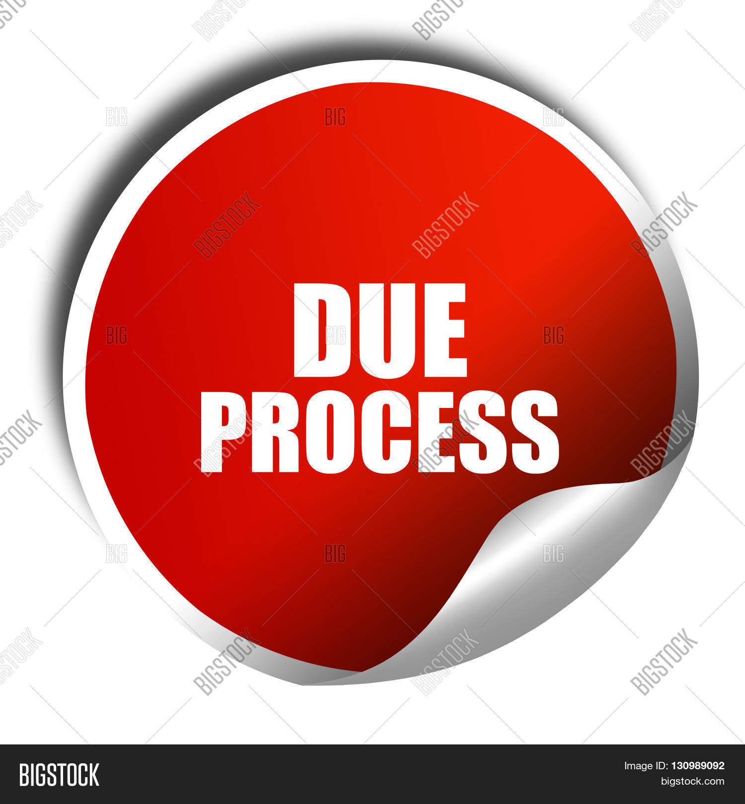 Due Process, 3D Image & Photo (Free Trial) | Bigstock