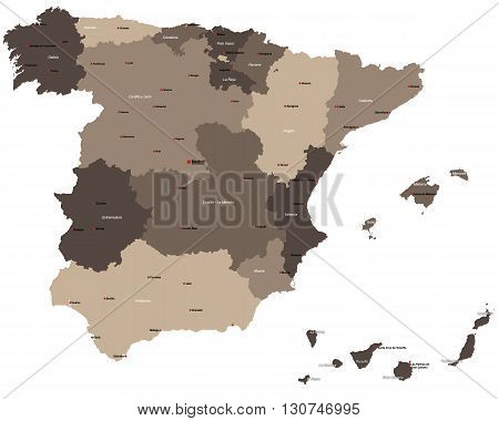 Large Detailed Map Vector & Photo (Free Trial) | Bigstock