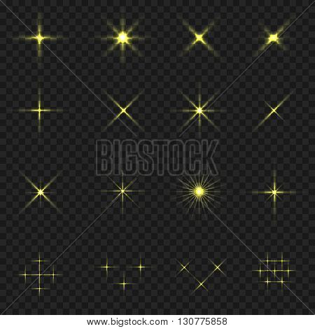 Golden Blink Icons. Vector & Photo (Free Trial) | Bigstock