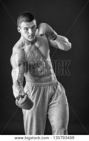 Imagen y foto Man Boxing Gloves. (prueba gratis) | Bigstock