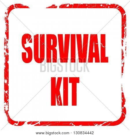 Survival Kit Sign, Red Image & Photo (Free Trial) | Bigstock