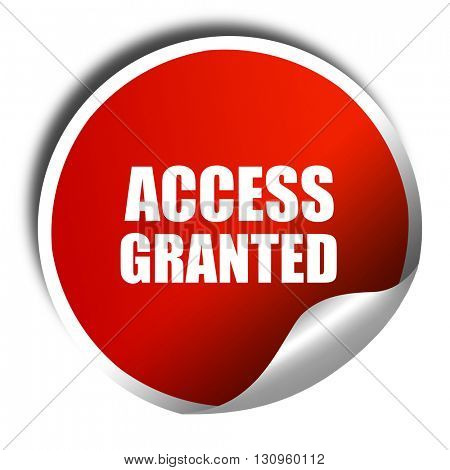 Access Granted, 3D Image & Photo (Free Trial) | Bigstock