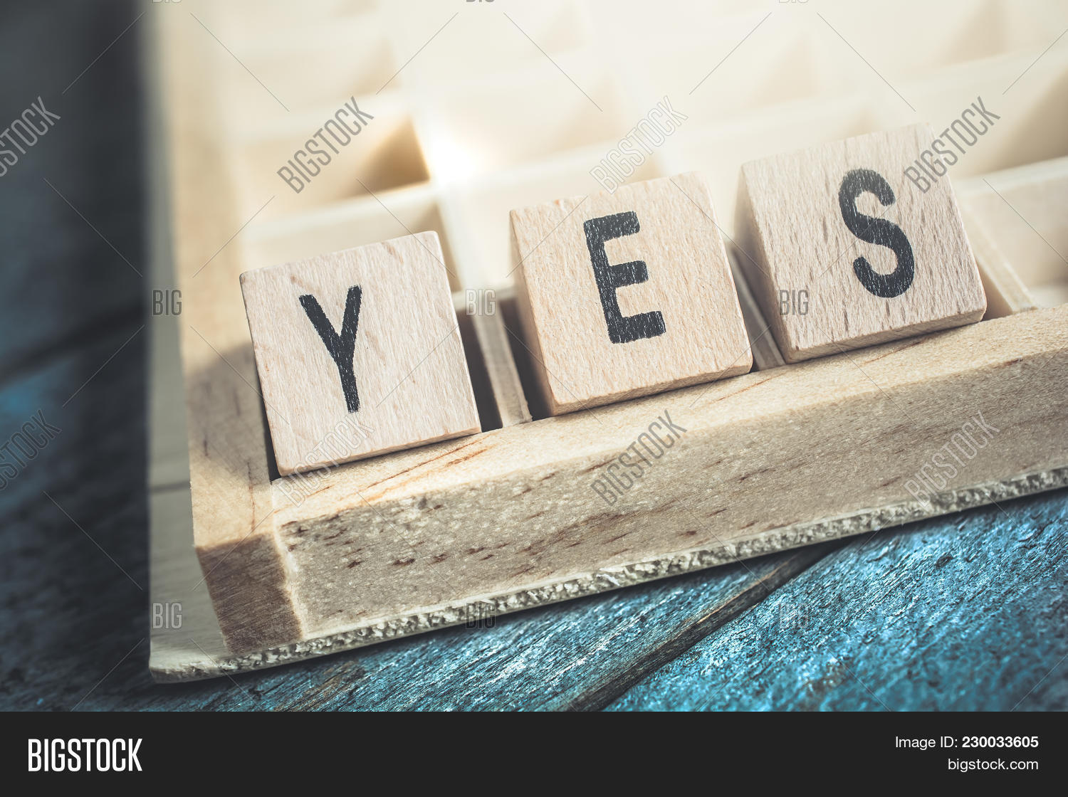 Closeup Word Yes Image & Photo (Free Trial) | Bigstock