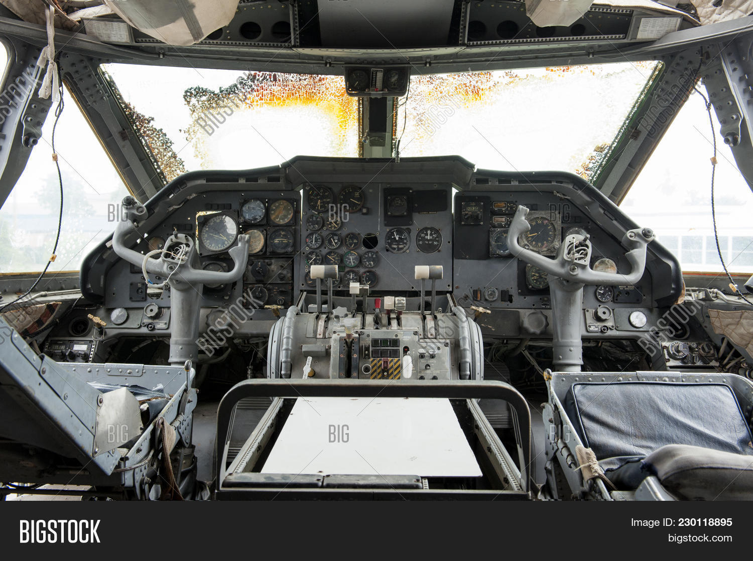 Interior Old Cockpit Image & Photo (Free Trial) | Bigstock