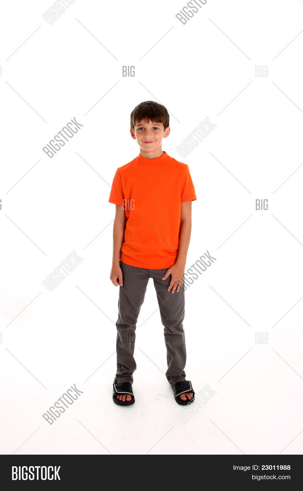 Young Boy Standing Image & Photo (Free Trial) | Bigstock