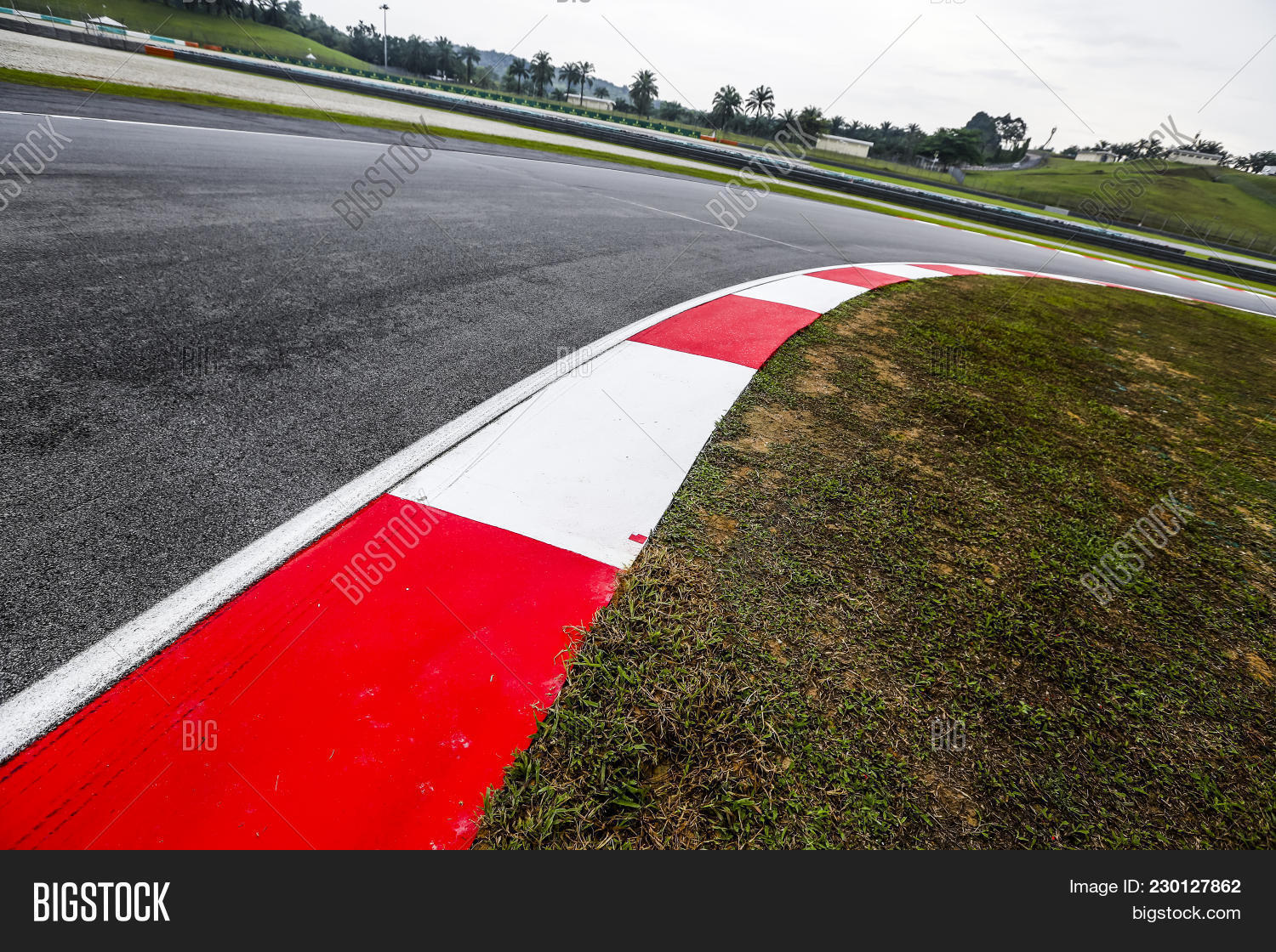Curving Asphalt Red Image & Photo (Free Trial) | Bigstock