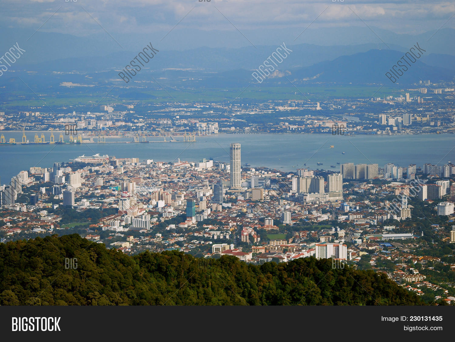 Bird Eye View Penang Image & Photo (Free Trial) | Bigstock