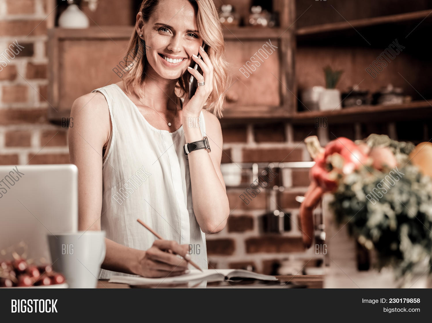 Phone Call. Delighted Image & Photo (Free Trial) | Bigstock