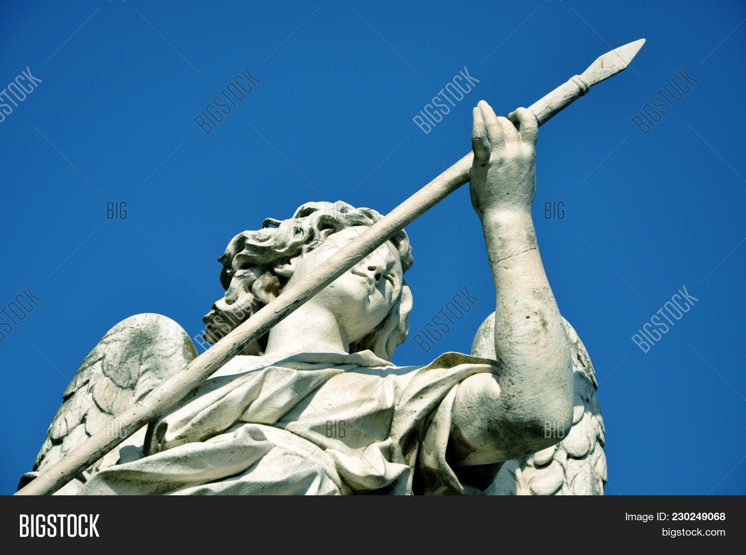 Statue Angel Holding Image & Photo (Free Trial) | Bigstock