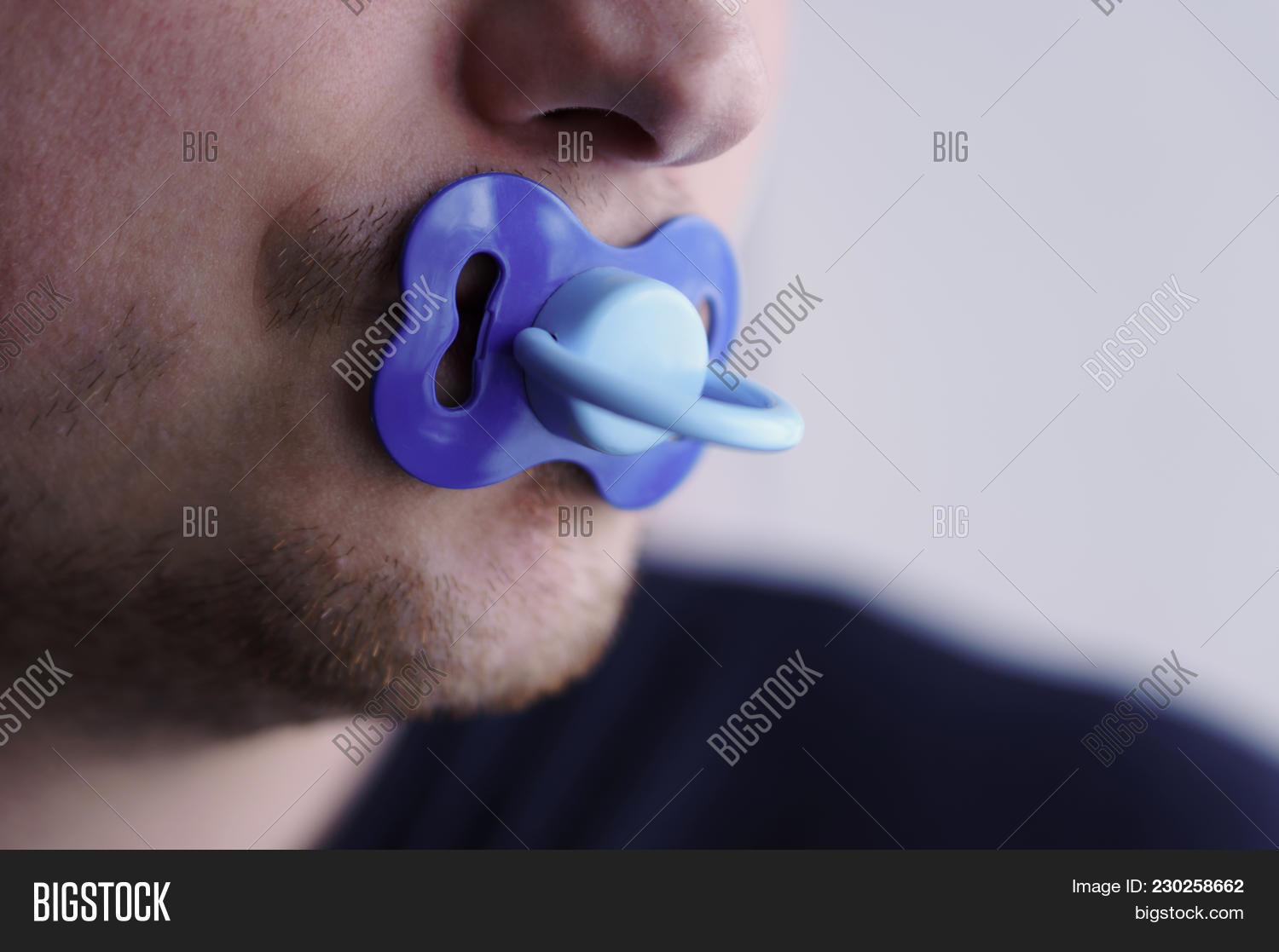 Young Man Holds Blue Image & Photo (Free Trial) | Bigstock