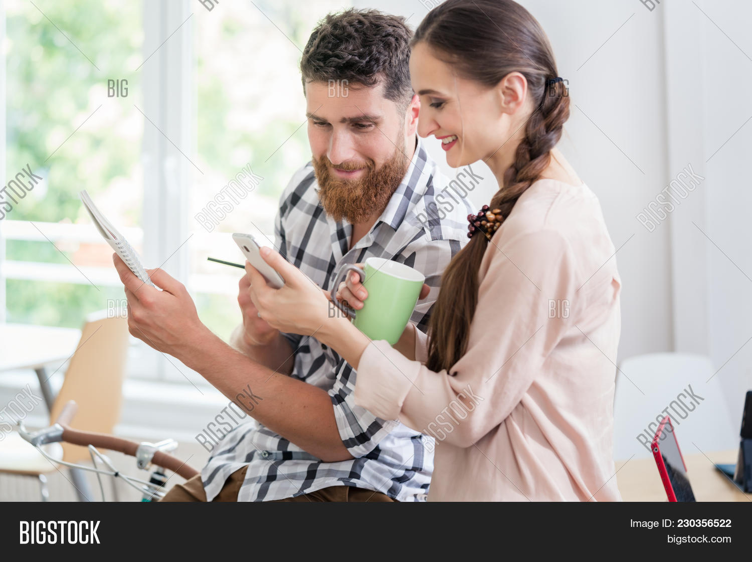 Two Young Co-workers Image & Photo (Free Trial) | Bigstock