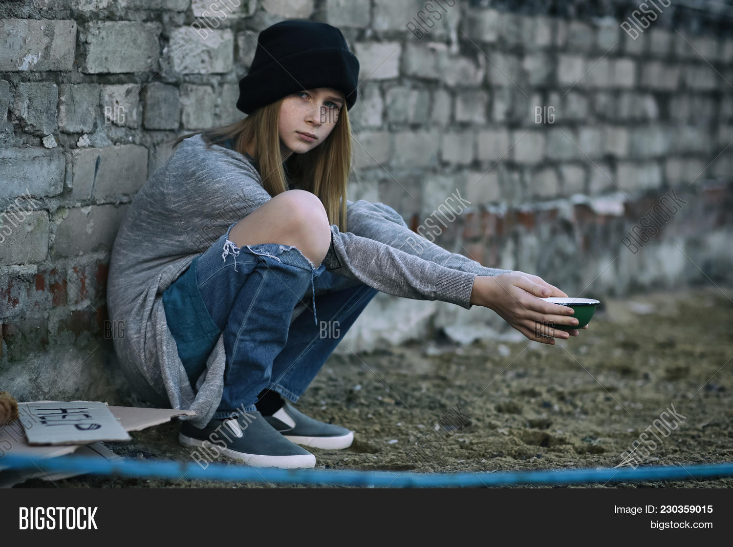 Homeless Poor Teenage Image & Photo (Free Trial) | Bigstock