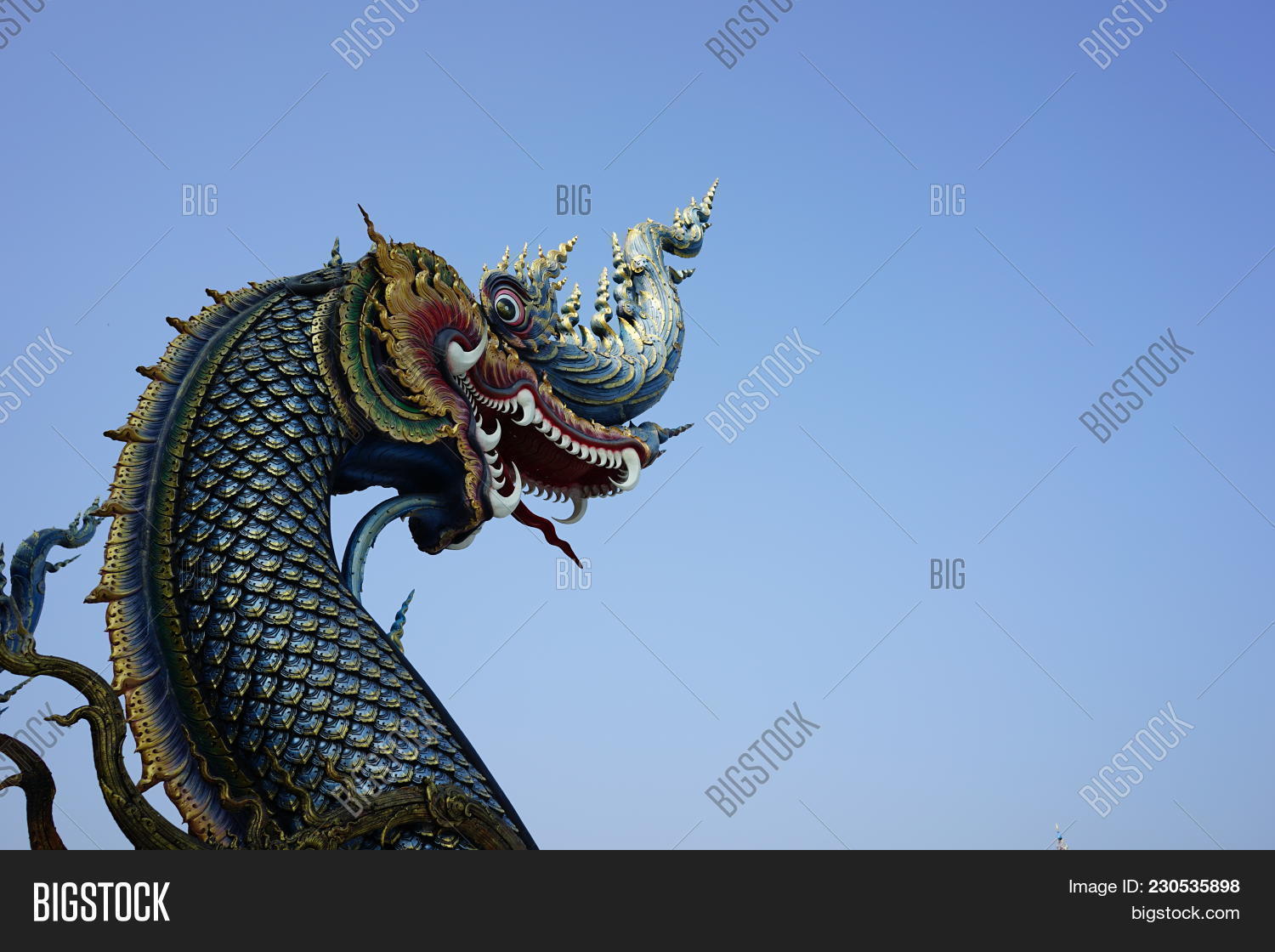 Beautiful Blue Serpent Image & Photo (Free Trial) | Bigstock