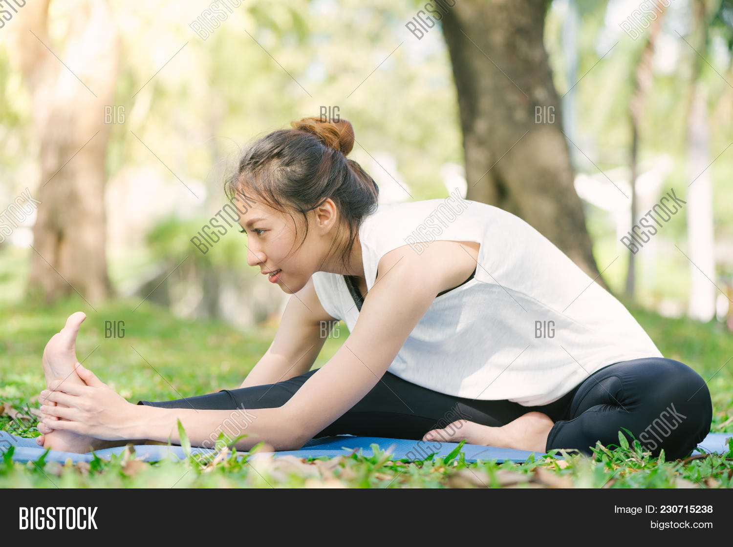 Young Asian Woman Yoga Image & Photo (Free Trial) | Bigstock