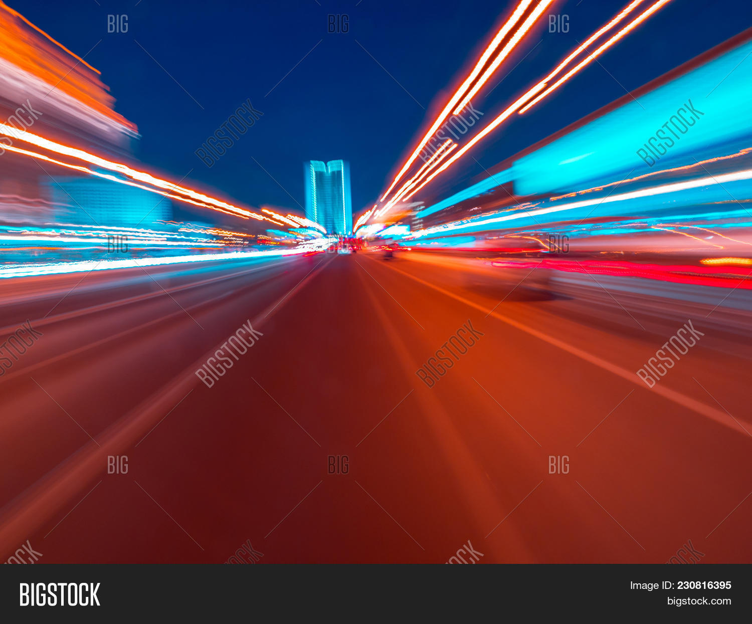 Speed Motion On Neon Image & Photo (Free Trial) | Bigstock