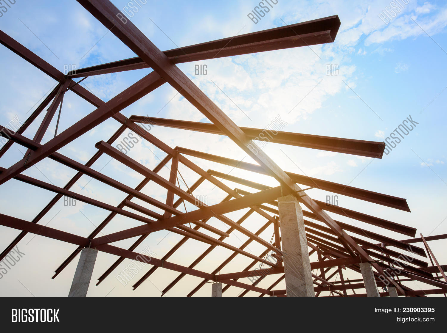 Structure Steel Roof Image & Photo (Free Trial) | Bigstock