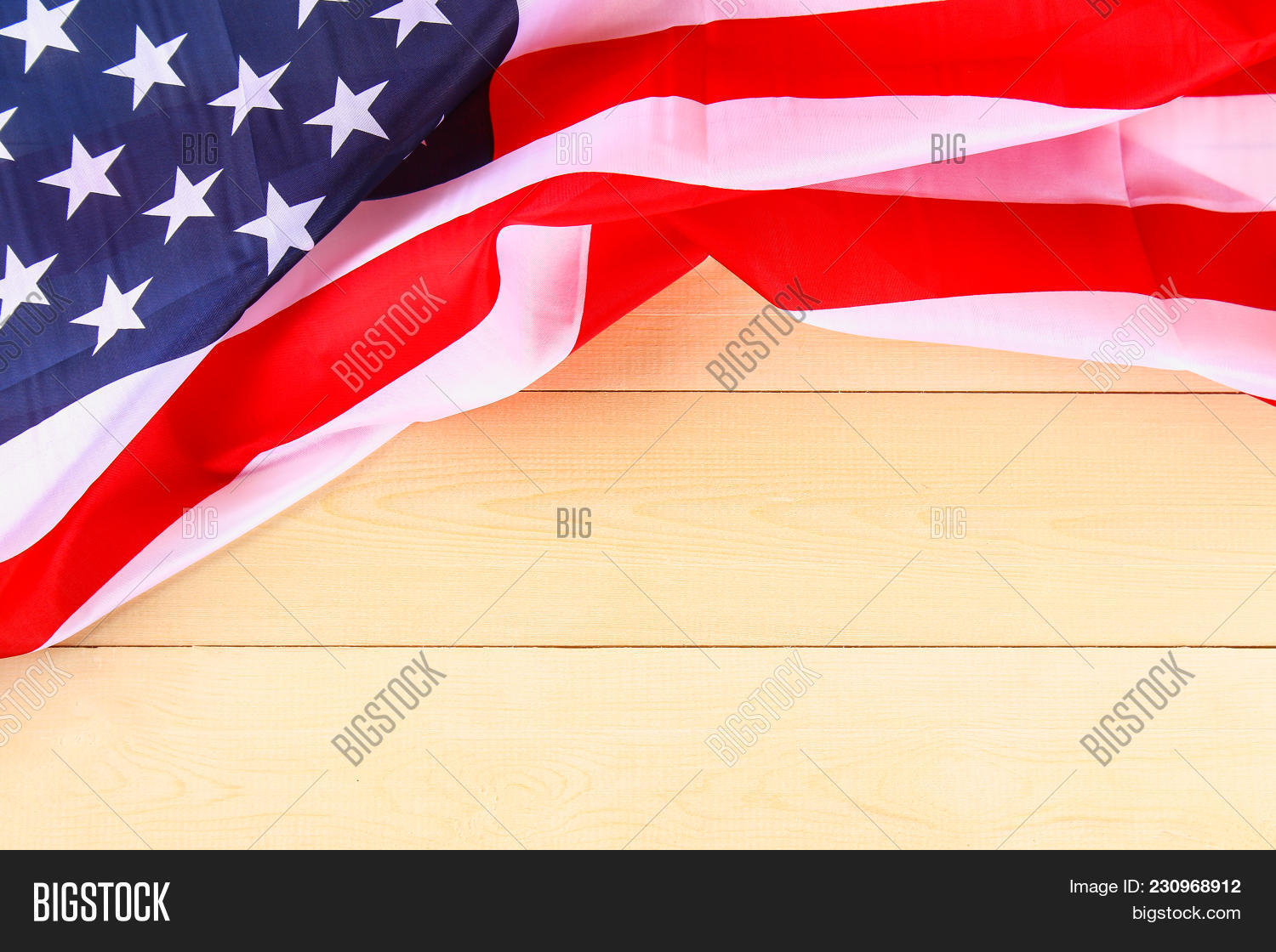 American Flag Over Image & Photo (Free Trial) | Bigstock