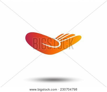 Donation Hand Sign Vector & Photo (Free Trial) | Bigstock