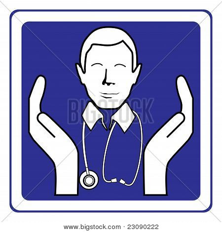 Doctor Sign Vector Vector & Photo (Free Trial) | Bigstock