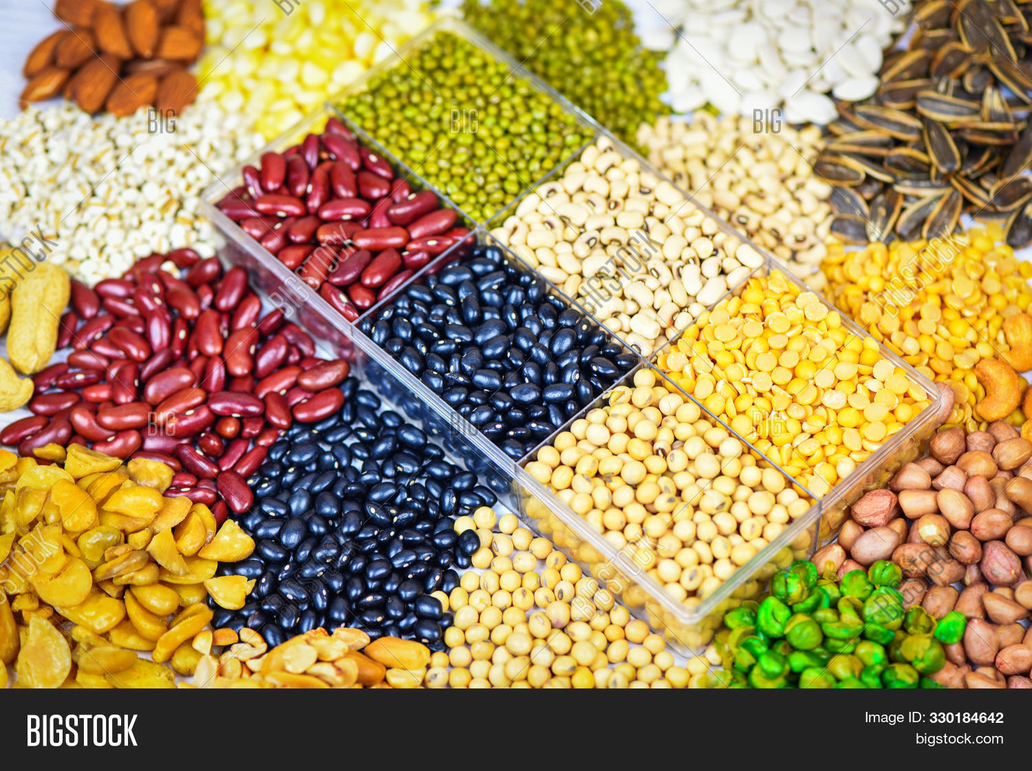 Collage Various Beans Image & Photo (Free Trial) | Bigstock