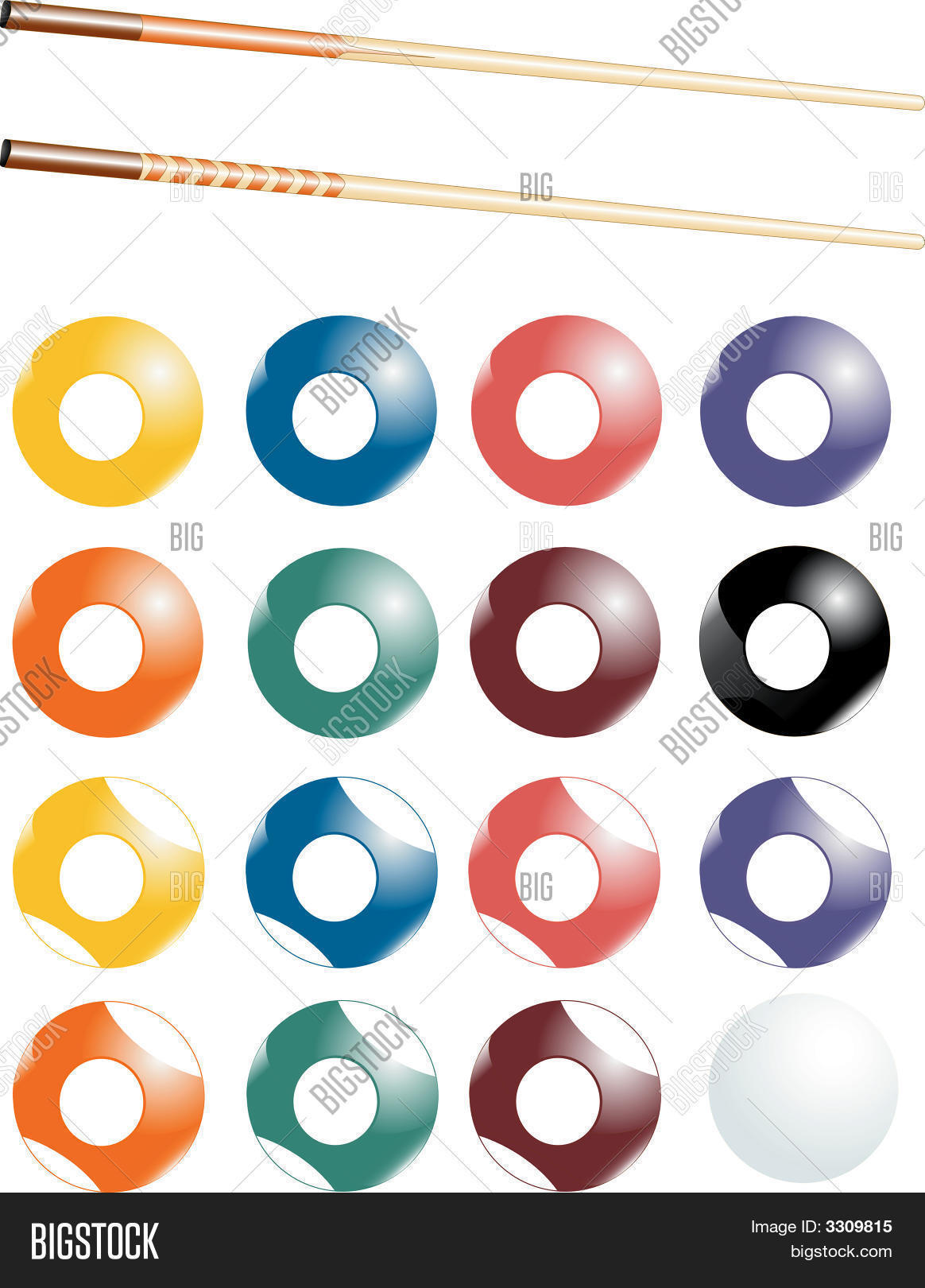 Billiards Pool Game Vector & Photo (Free Trial) | Bigstock