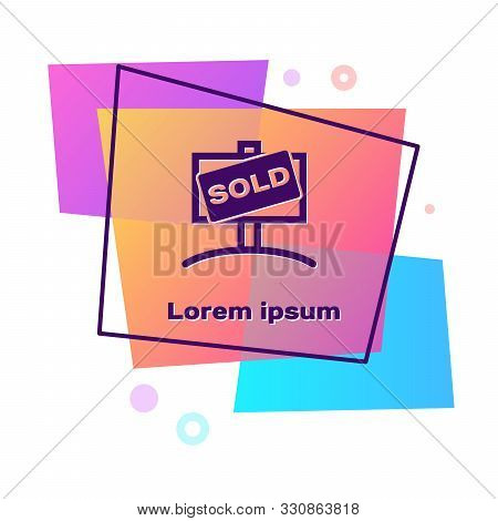 Purple Hanging Sign Vector & Photo (Free Trial) | Bigstock