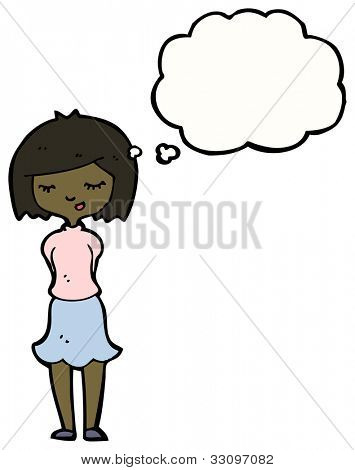 Cartoon Shy Girl Image & Photo (Free Trial) | Bigstock