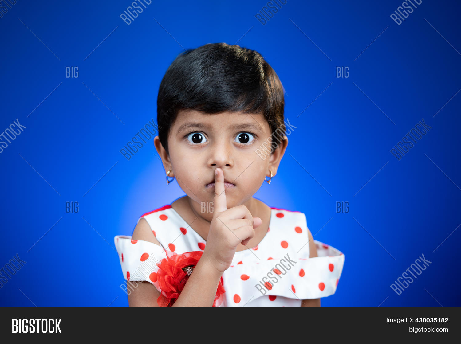 Cute Girl Kid Saying Image & Photo (Free Trial) | Bigstock