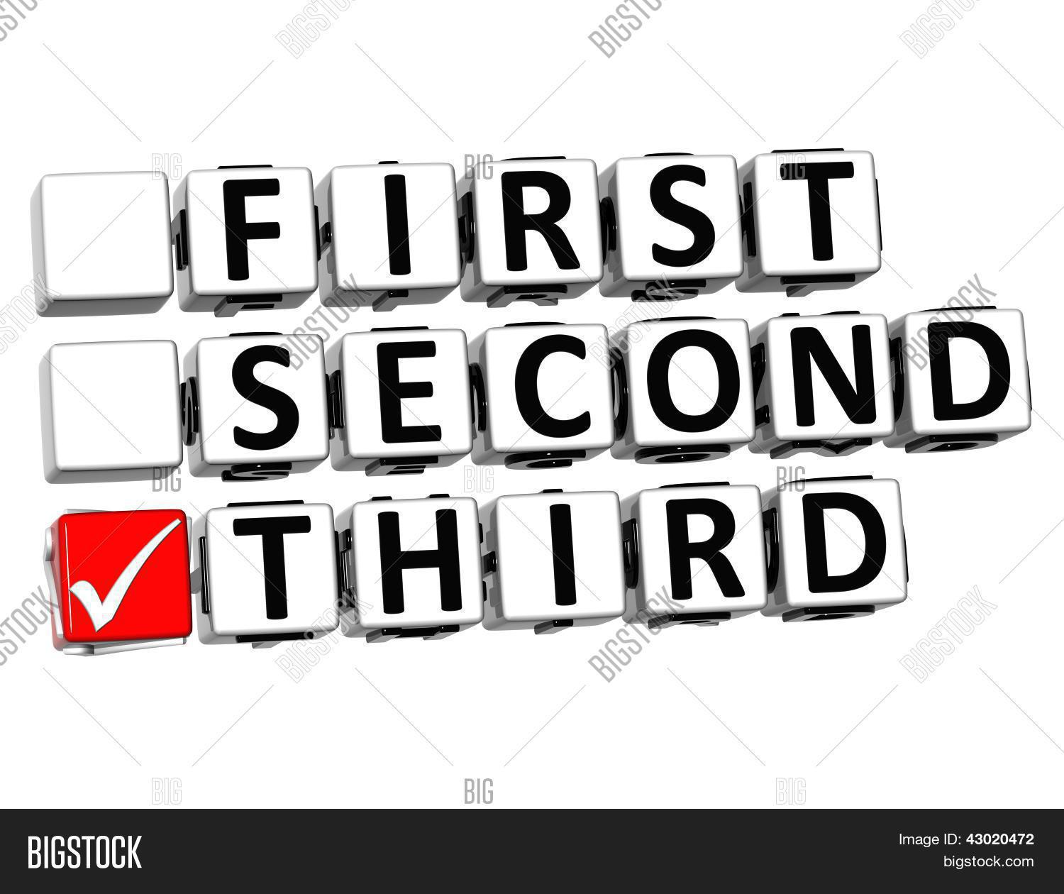 3D First Second Third Image & Photo (Free Trial) | Bigstock