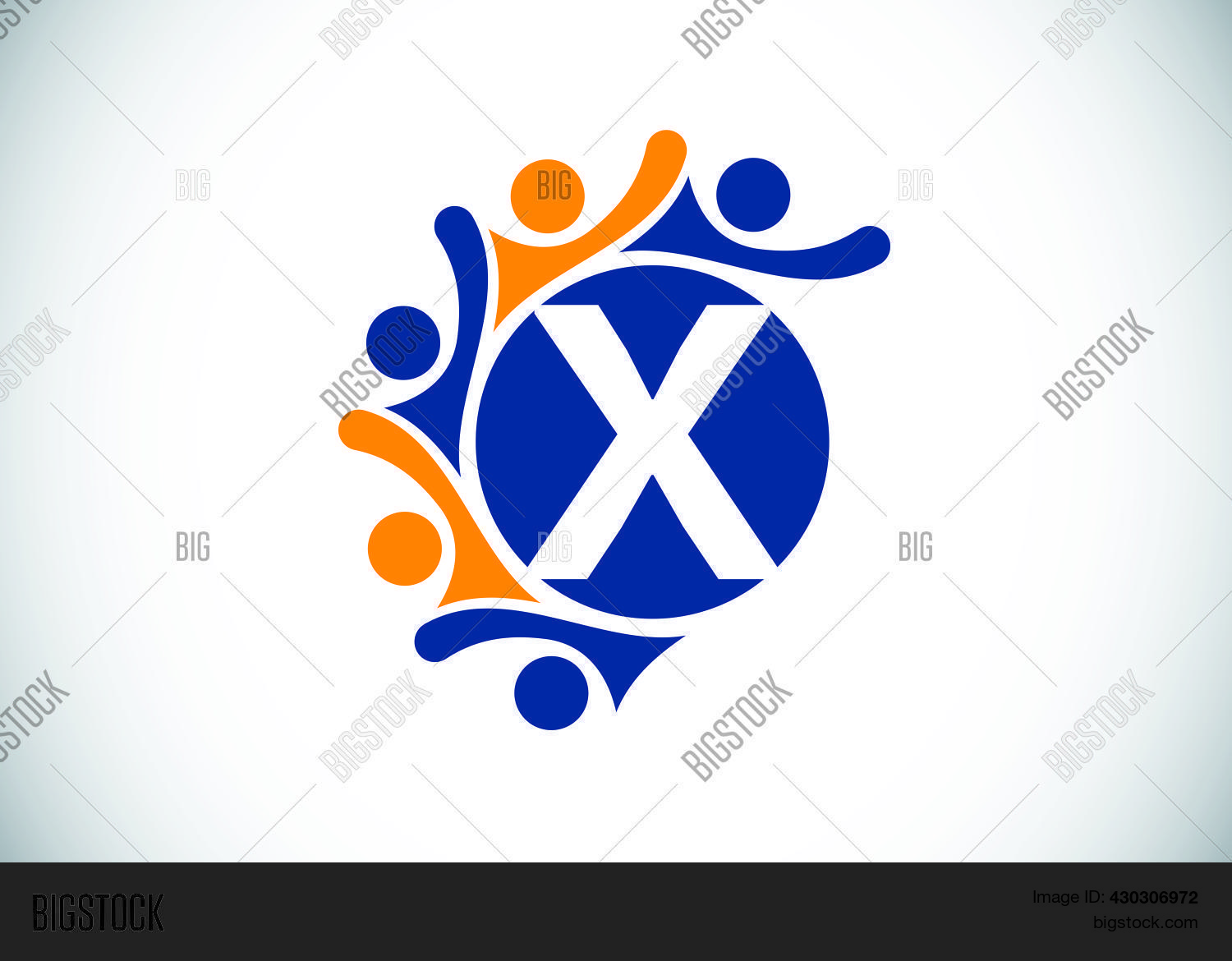 Initial X Monogram Vector & Photo (Free Trial) | Bigstock