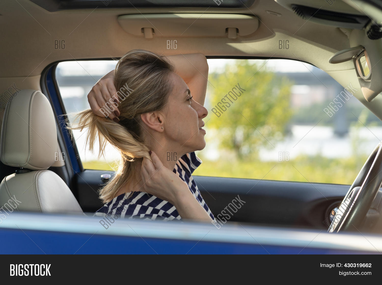 Bored Woman Drive Car Image & Photo (Free Trial) | Bigstock
