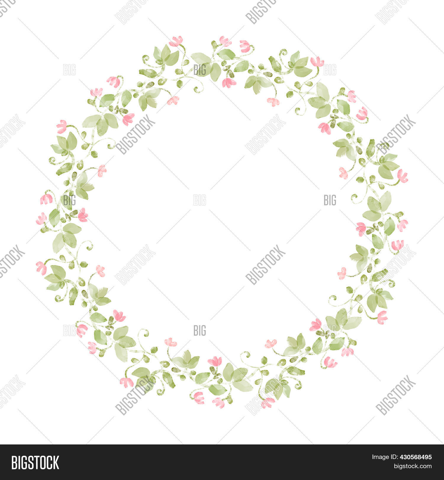 Round Floral Frame Image & Photo (Free Trial) | Bigstock