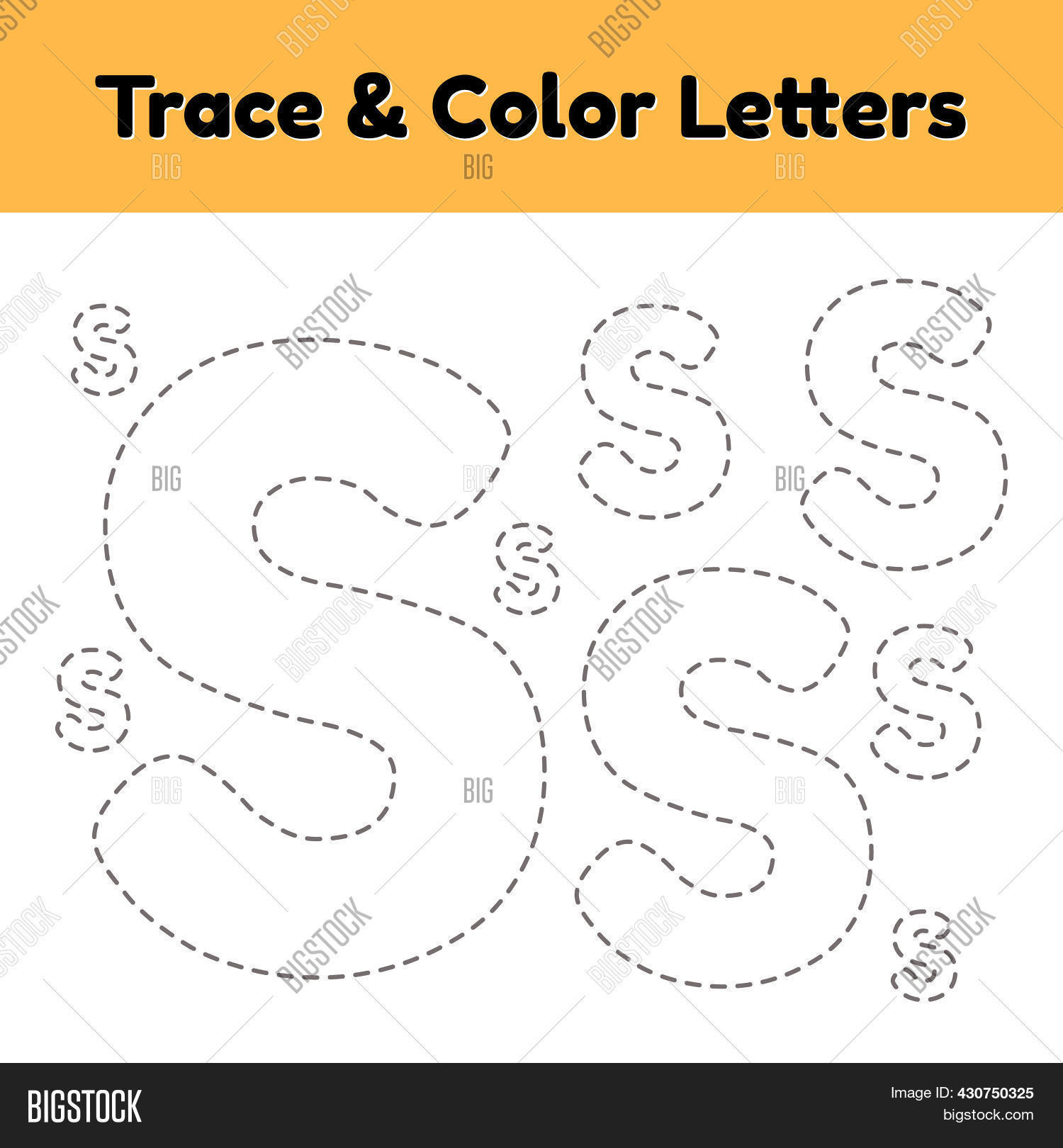 Trace Line Letter Image & Photo (Free Trial) | Bigstock