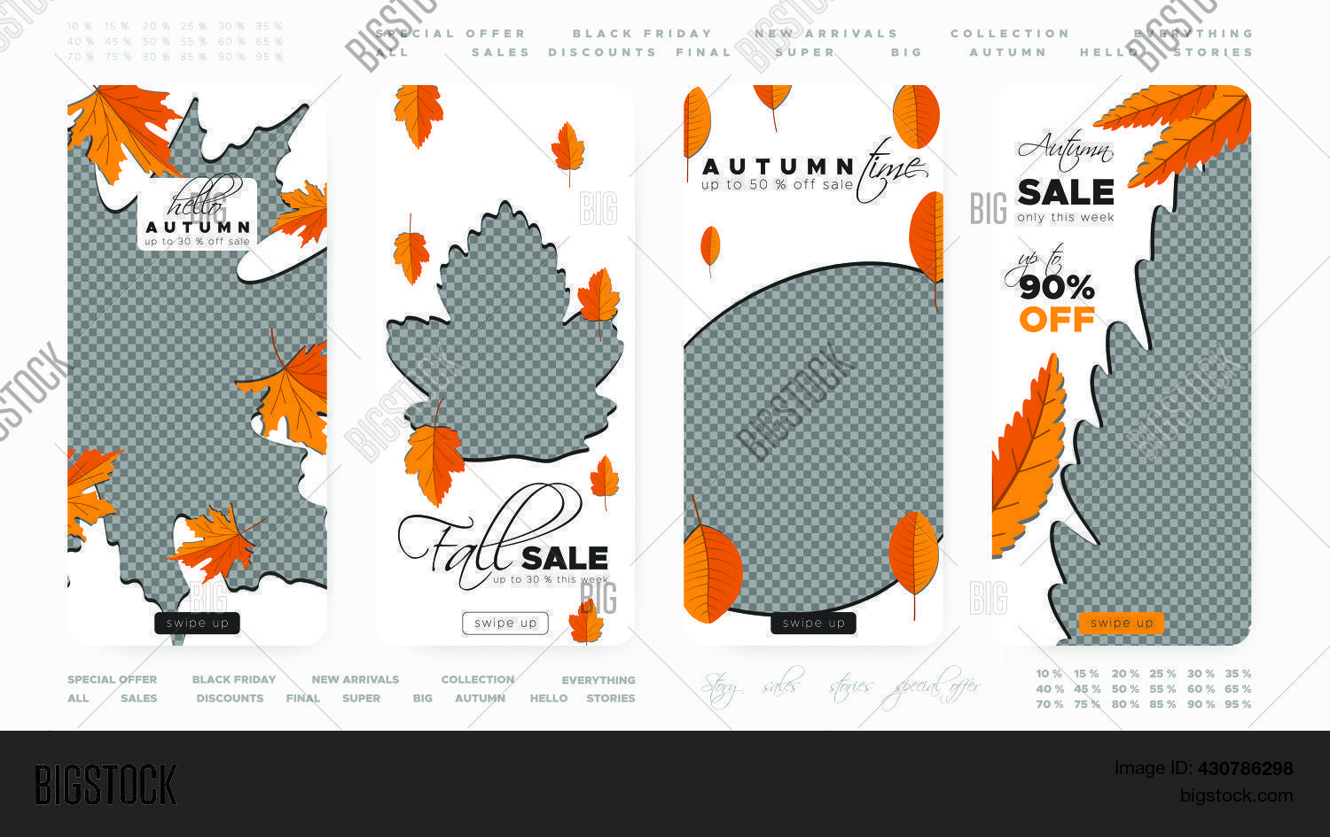Autumn Discount Vector & Photo (Free Trial) | Bigstock
