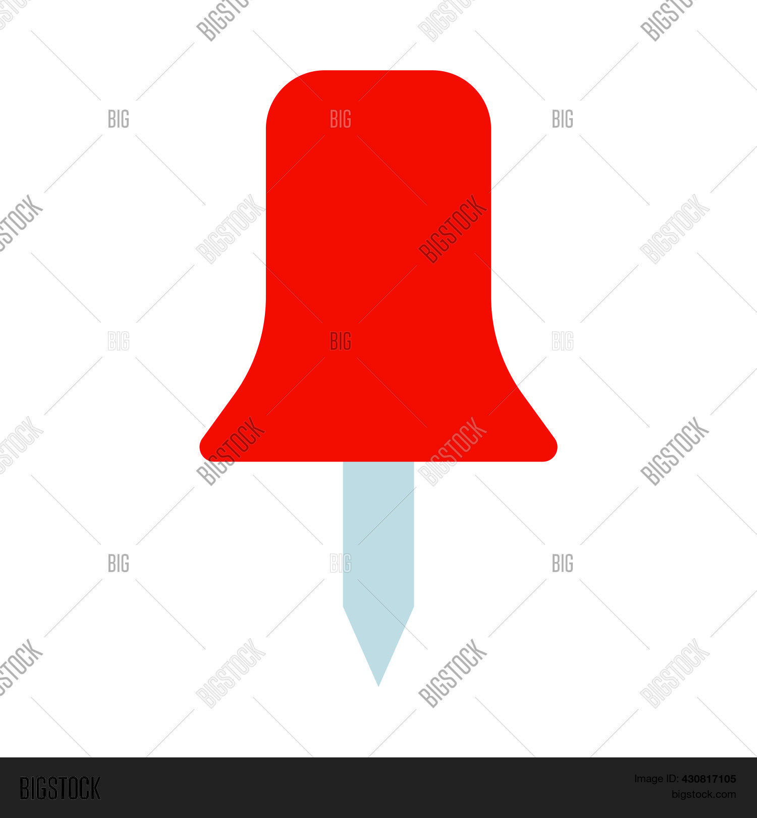 Red Map Pin Vector Vector & Photo (Free Trial) | Bigstock