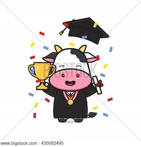 Cute Cow Celebration Vector & Photo (Free Trial) | Bigstock