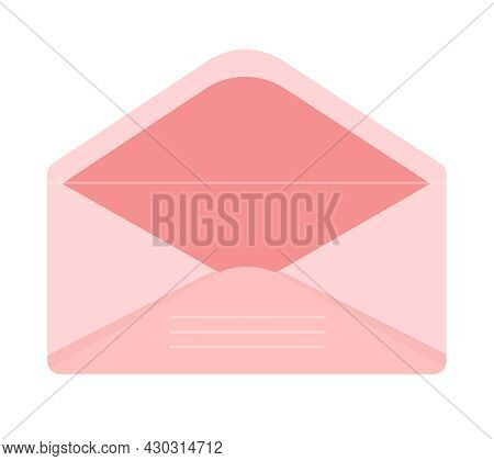 Open Pink Envelope Vector & Photo (Free Trial) | Bigstock