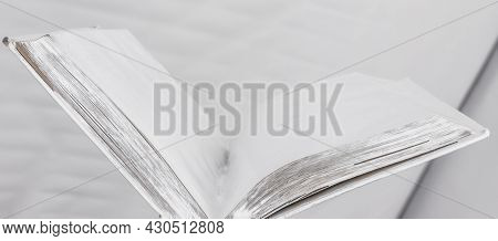 Blank White Open Book Image & Photo (Free Trial) | Bigstock