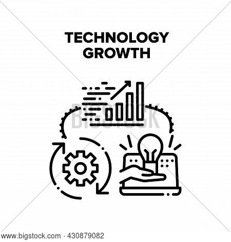 Technology Growth Vector & Photo (Free Trial) | Bigstock