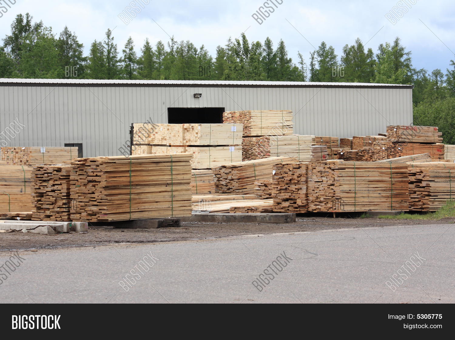 Lumber Stacks Image & Photo (Free Trial) | Bigstock