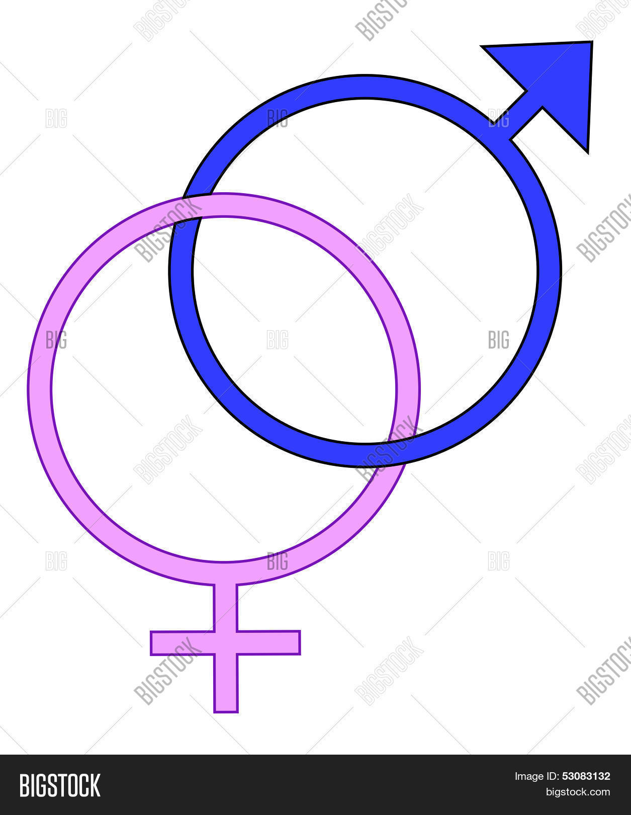 Boy Girl Symbols Vector & Photo (Free Trial) | Bigstock