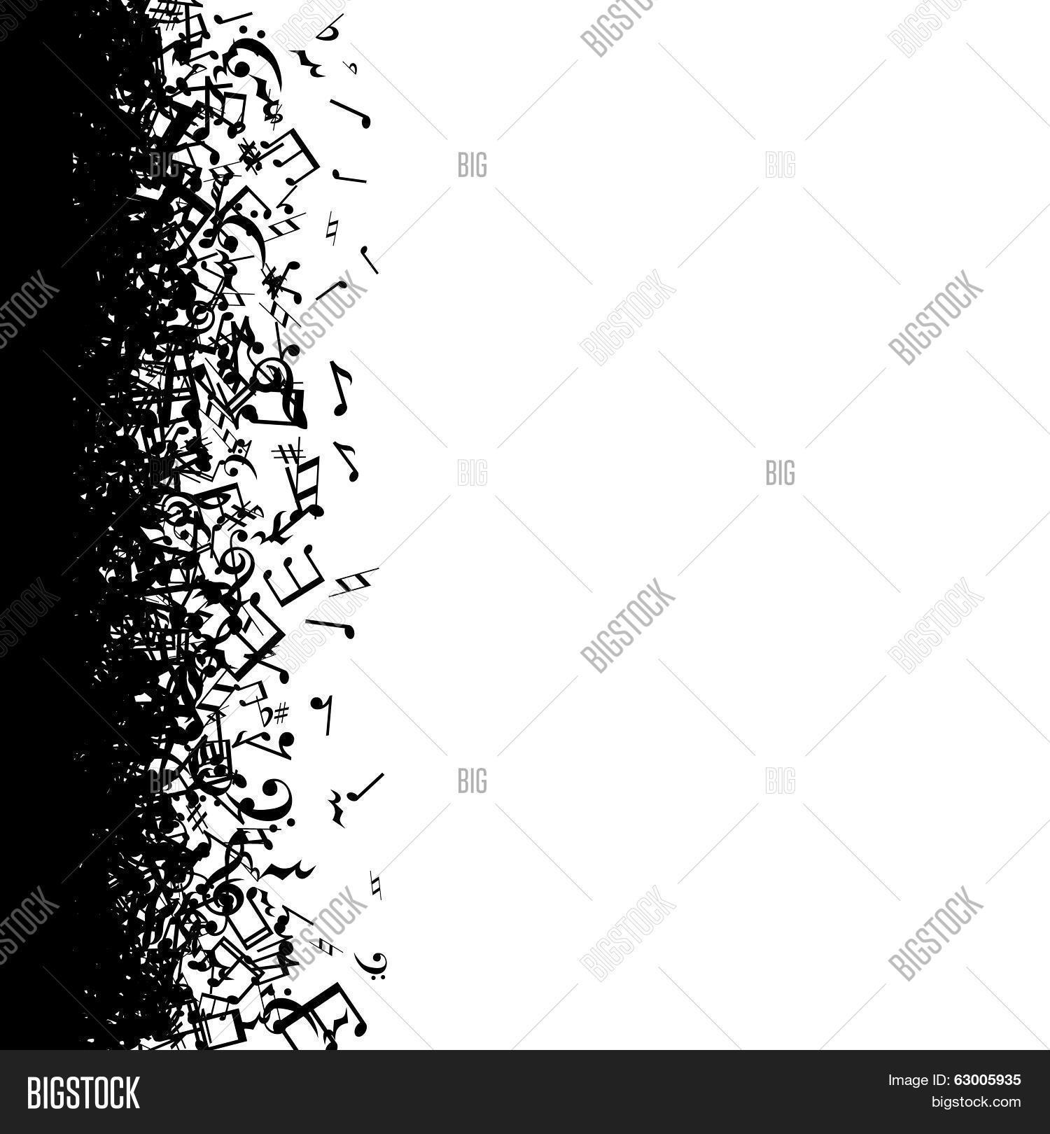 Music Notes Border Vector & Photo (Free Trial) | Bigstock