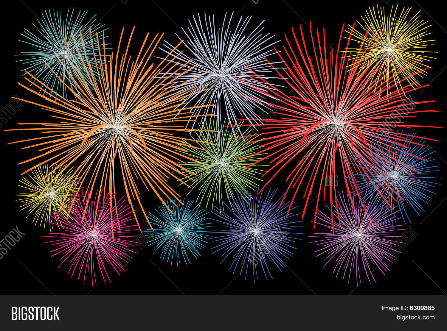 Fireworks Background Image & Photo (Free Trial) | Bigstock
