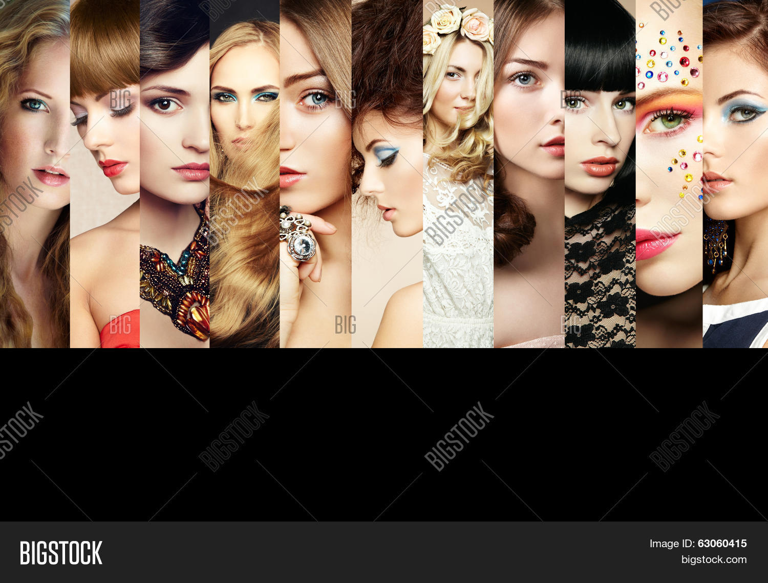 Beauty Collage. Faces Image & Photo (Free Trial) | Bigstock
